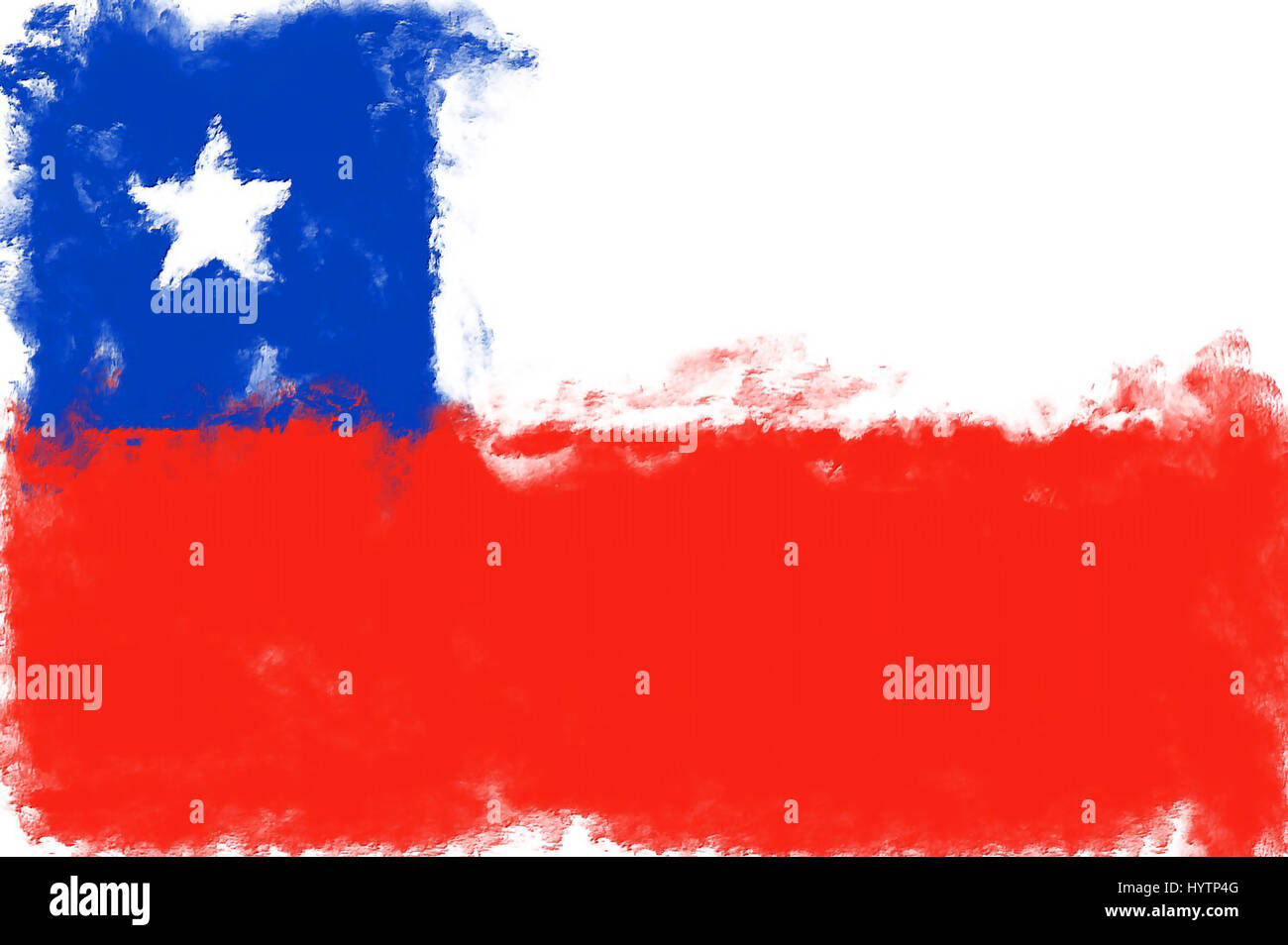 oil painting grunge effected illustration of Chili flag Stock Photo - Alamy