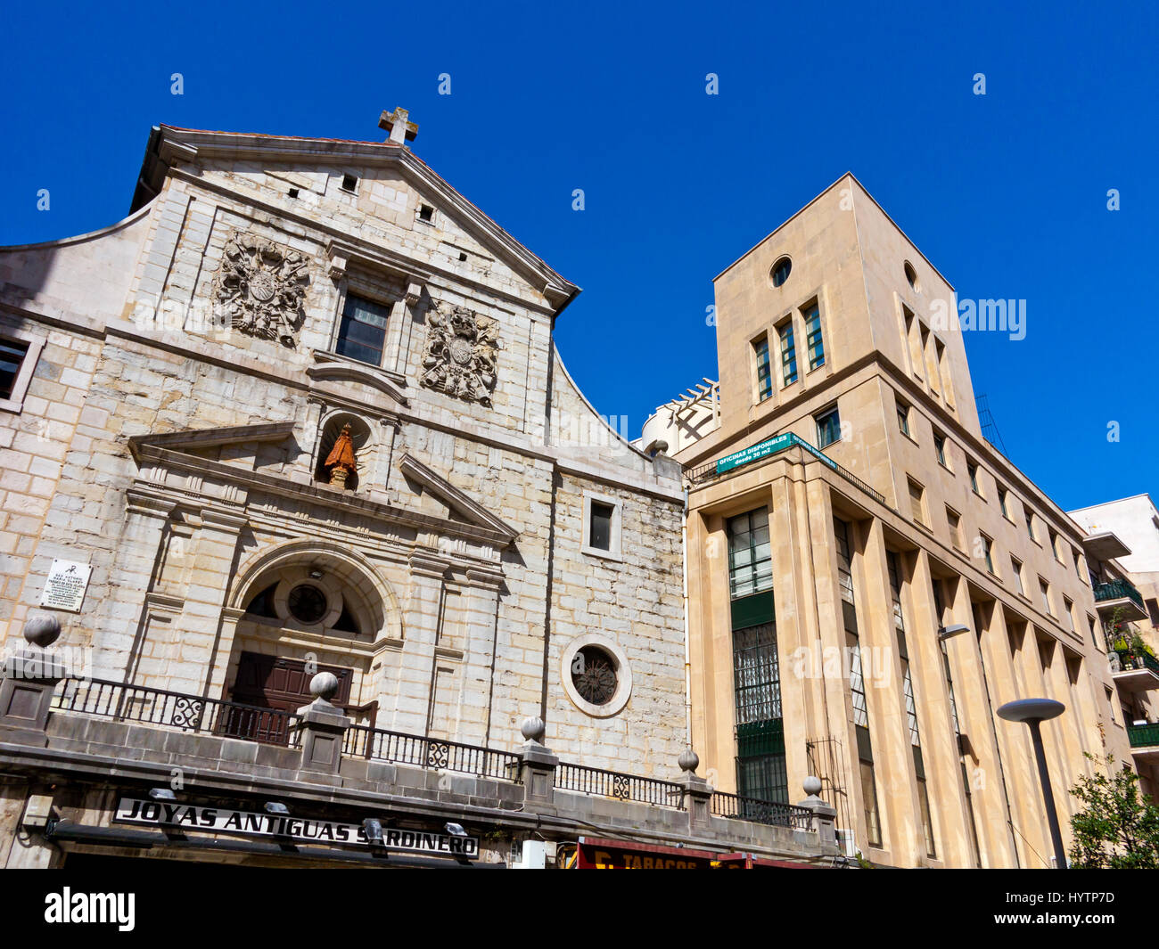 Church in centre of santander hi-res stock photography and images - Alamy