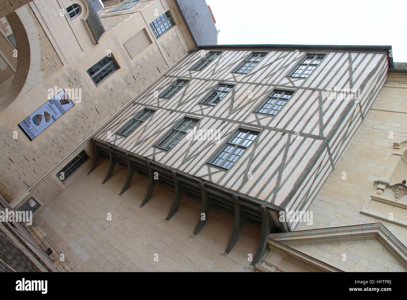 Building in museum street in Angers (France Stock Photo - Alamy