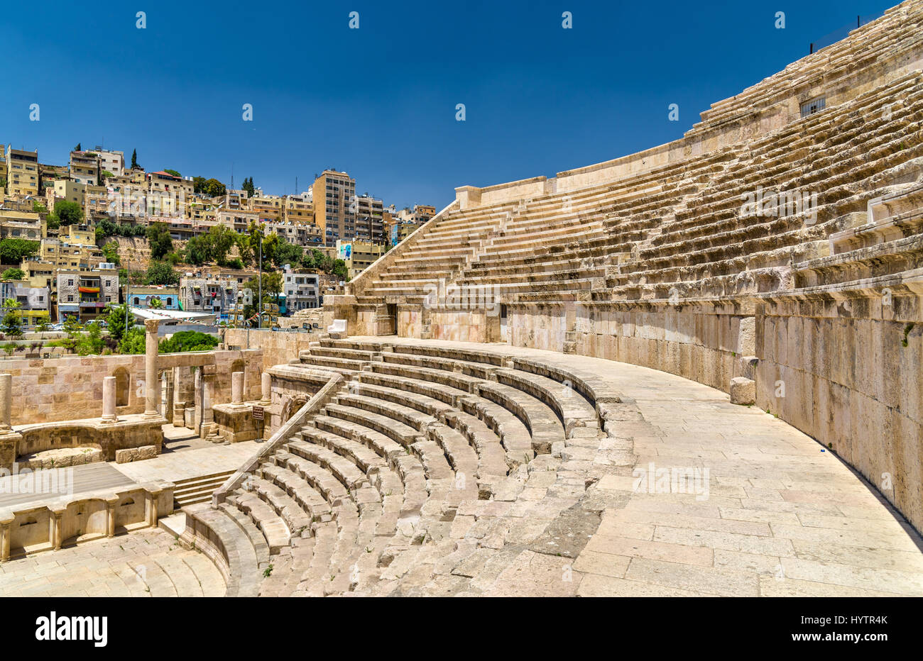 Details of Roman Theater in Amman - Jordan Stock Photo - Alamy