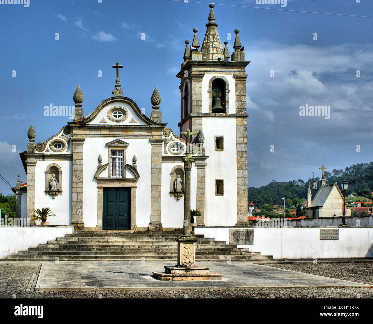 Freixieiro de Soutelo church in Viana do Castelo, Portugal Stock Photo ...