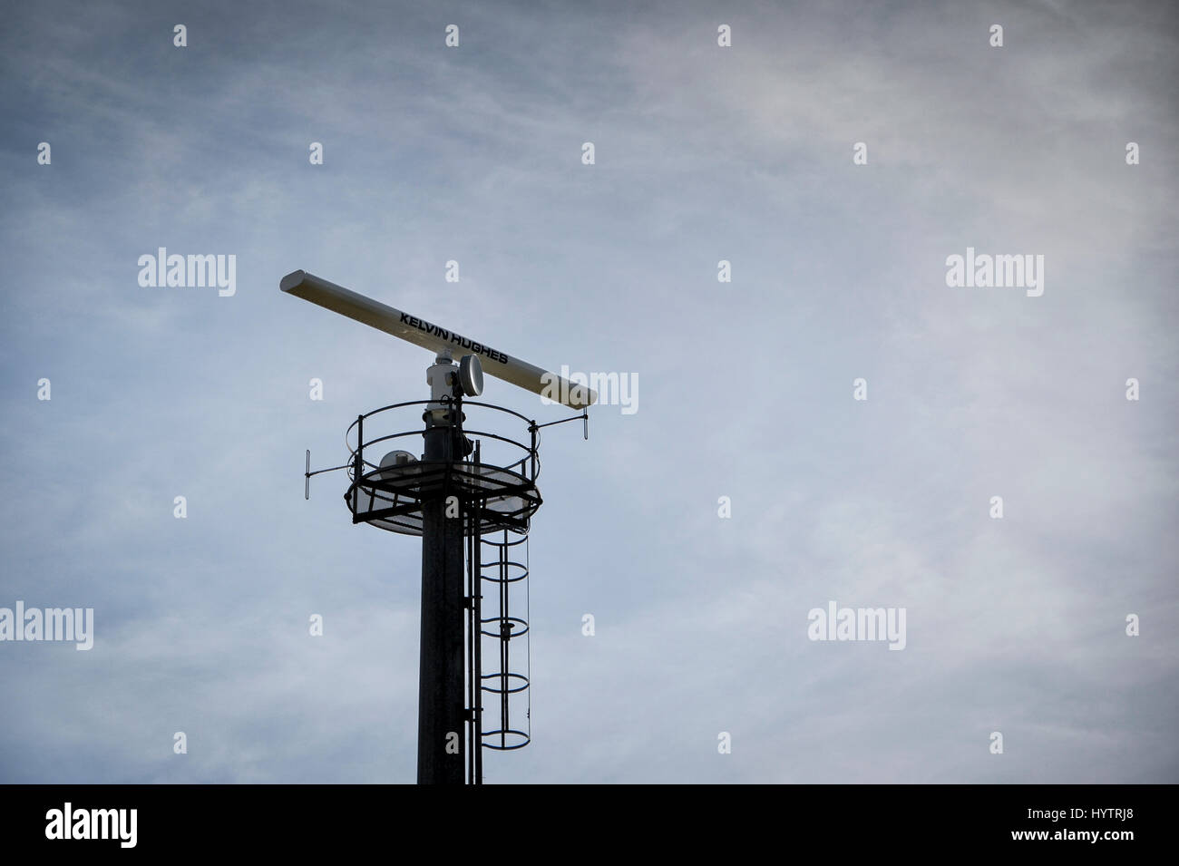 Shore based Radar mast Stock Photo - Alamy