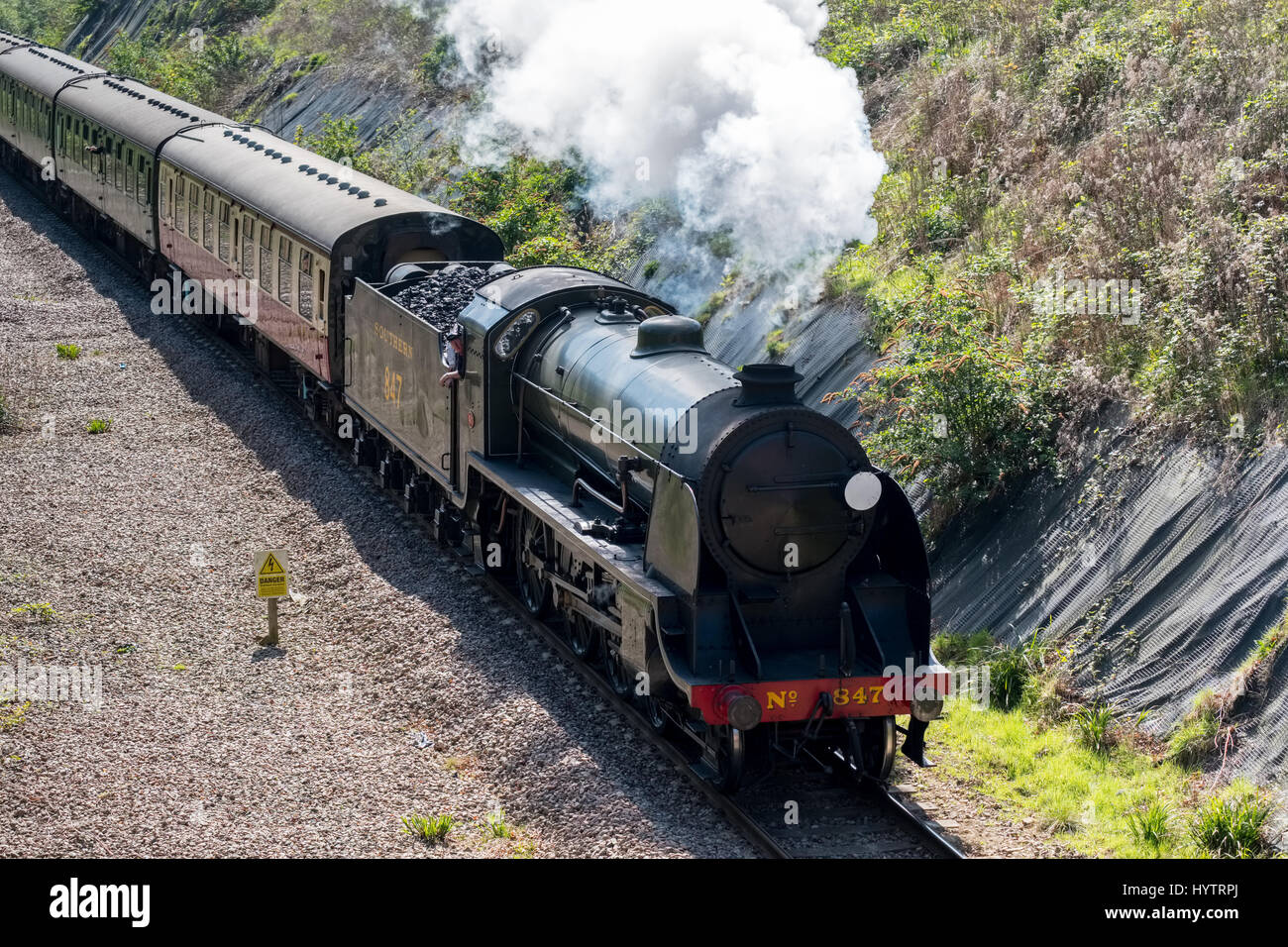 Blue train line hi-res stock photography and images - Alamy