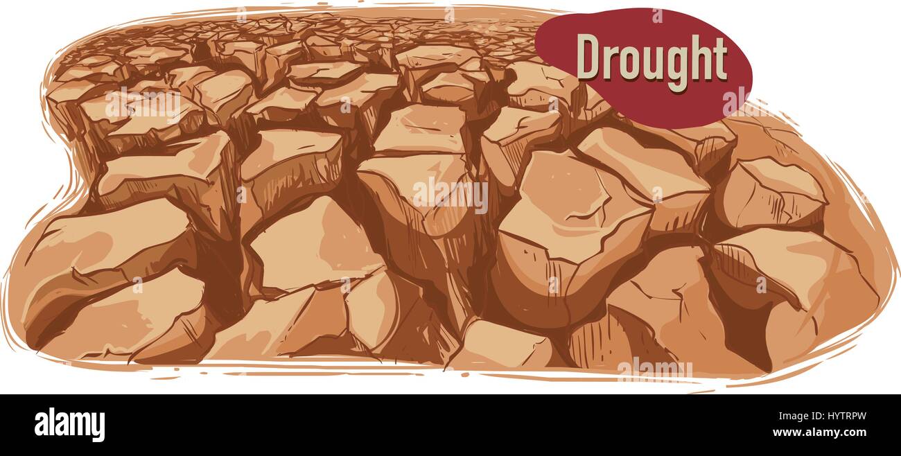 Drought vector vectors Stock Vector Images - Alamy