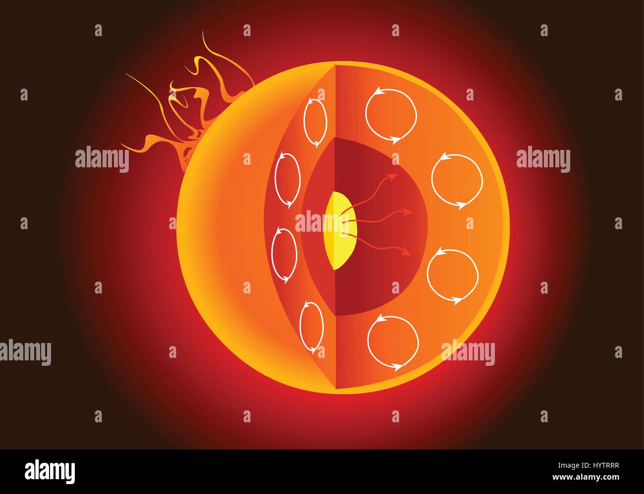 vector illustration of a solar layer Stock Vector Image & Art - Alamy