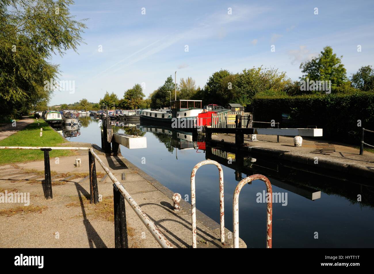 River Lee Navigation, Stanstead Abbotts, Hertfordhsire Stock Photo - Alamy