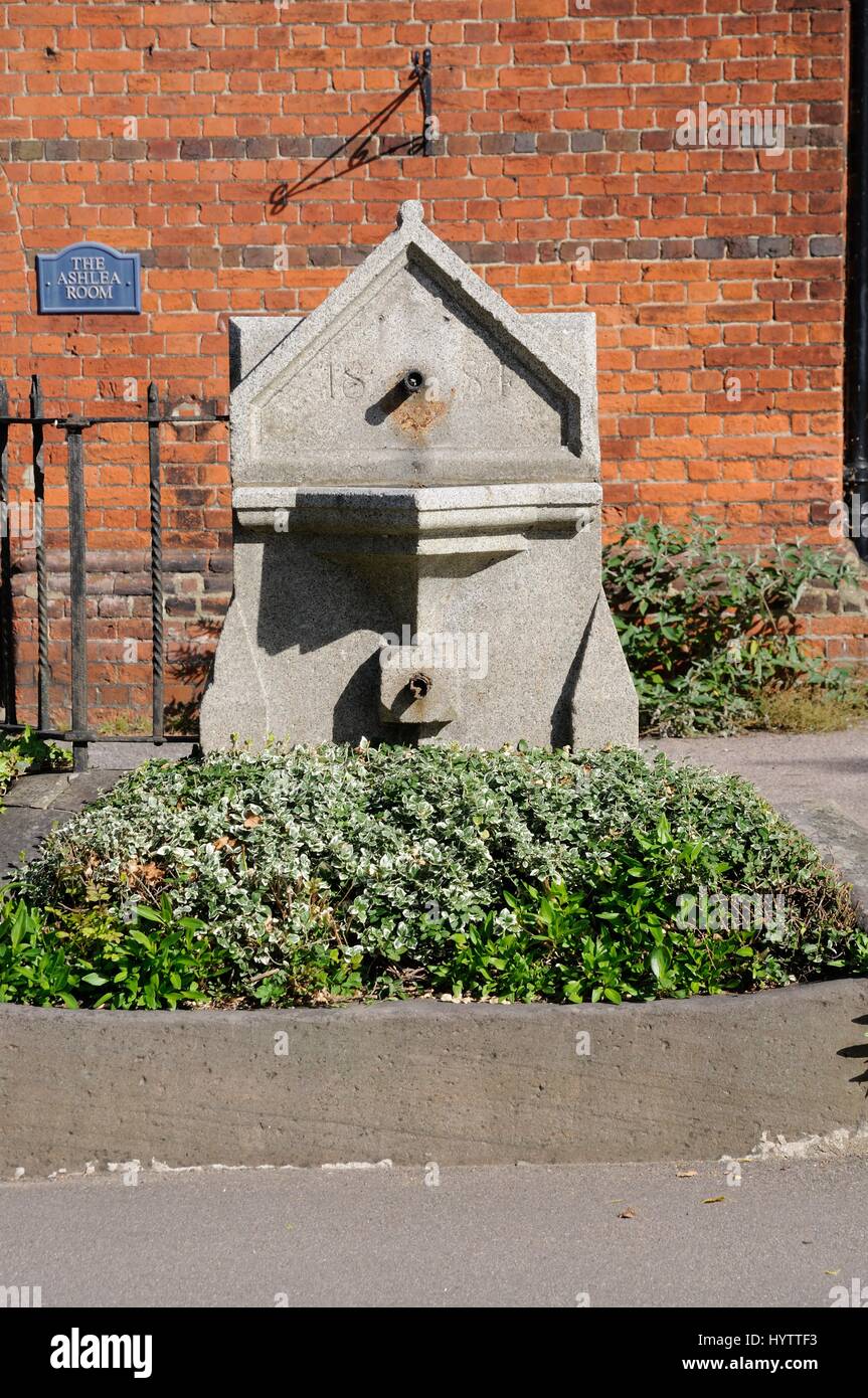 Fountain, Stanstead Abbotts, Hertfordshire Stock Photo - Alamy