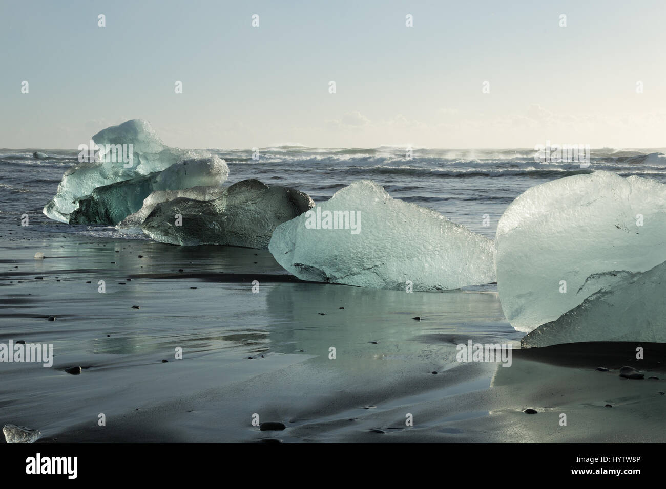 glacial ice on the beach, Iceland Stock Photo - Alamy