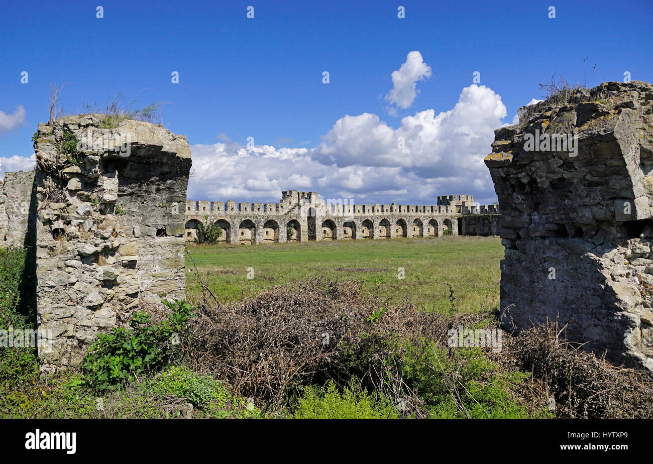 Bashtova Castle built in 15th century by Venetians Stock Photo - Alamy