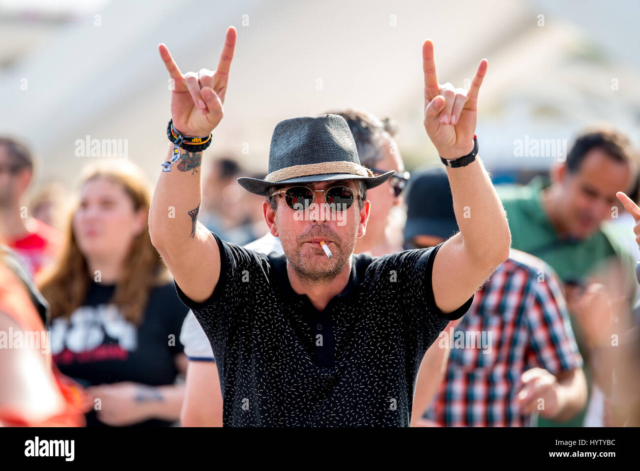 Devil hand sign hi-res stock photography and images - Alamy