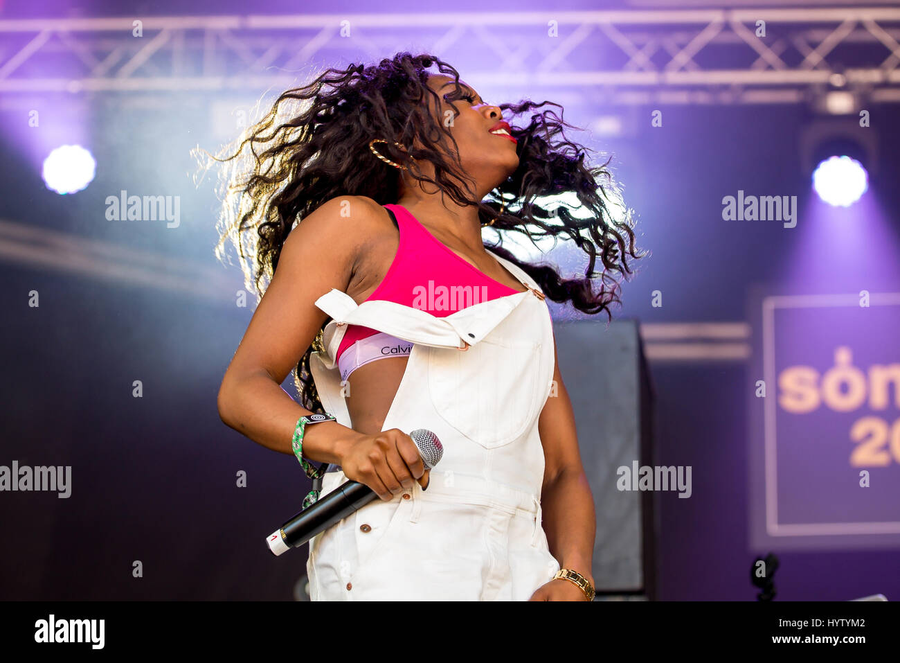 BARCELONA - JUN 16: Lady Leshurr (rapper, singer and producer) performs ...