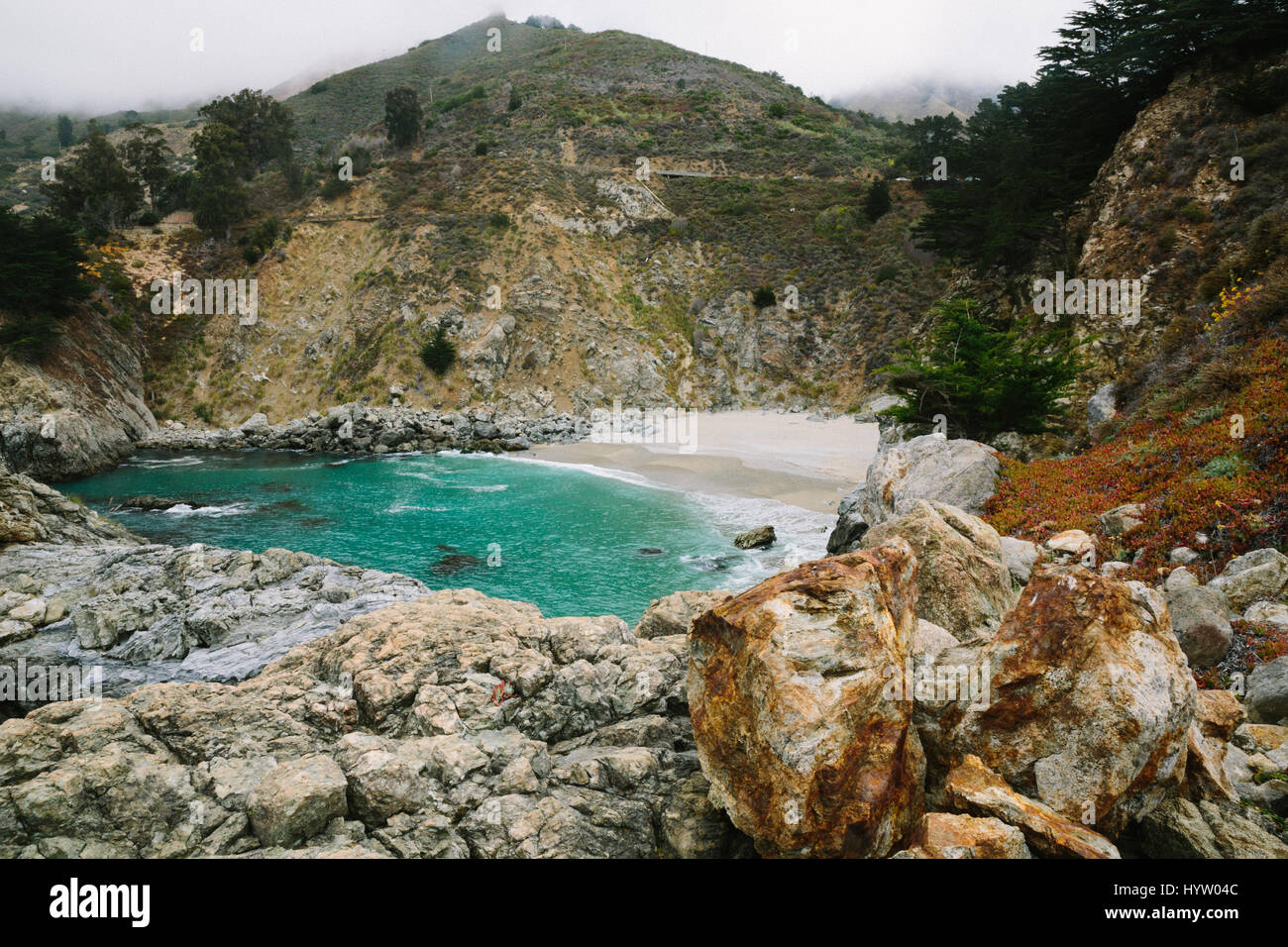 Big Sur California Coastline Stock Photo - Alamy