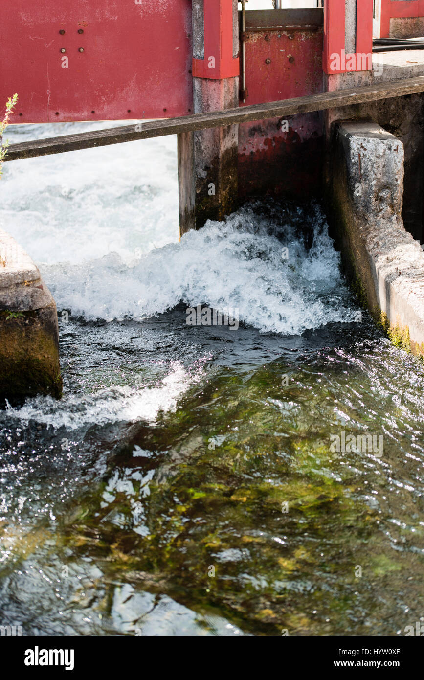 Water Industrial architecture. Mills Stock Photo - Alamy