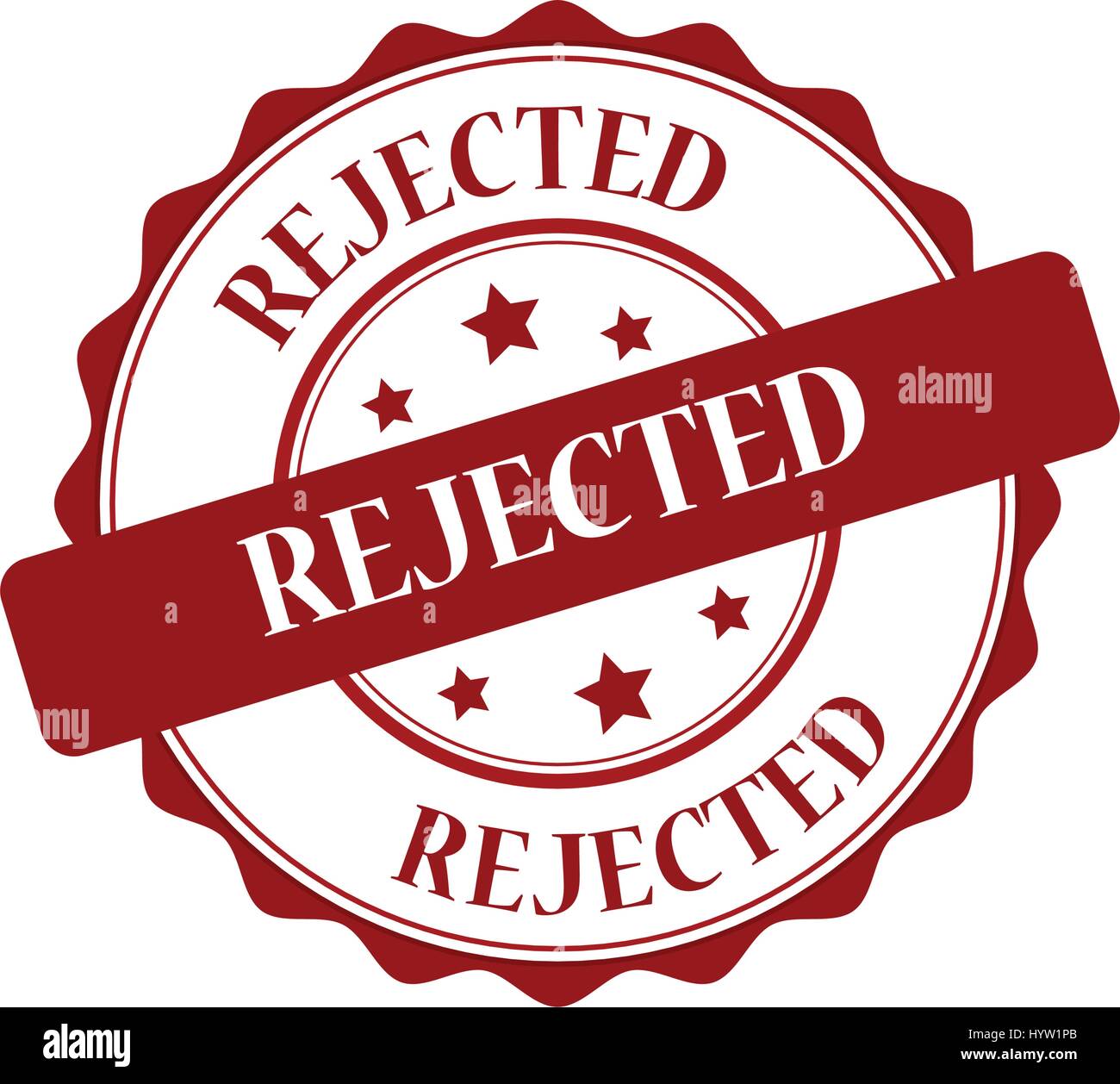 Quality control rejected Stock Vector Images - Alamy