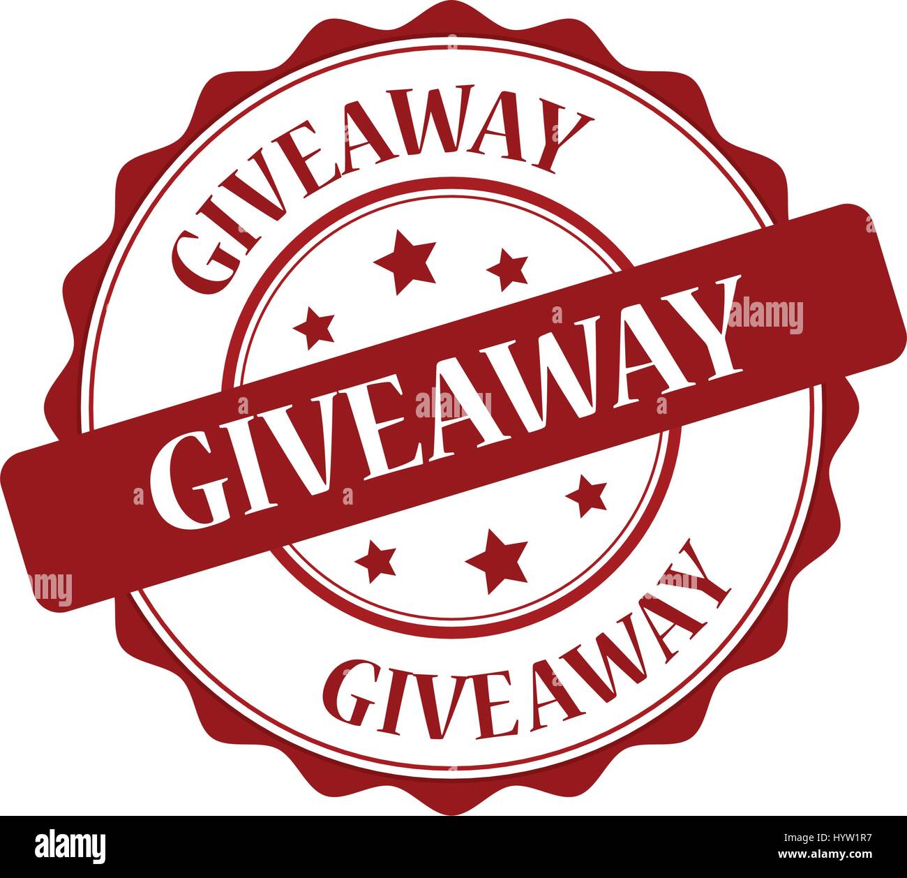 Giveaway red stamp illustration Stock Vector Image & Art - Alamy