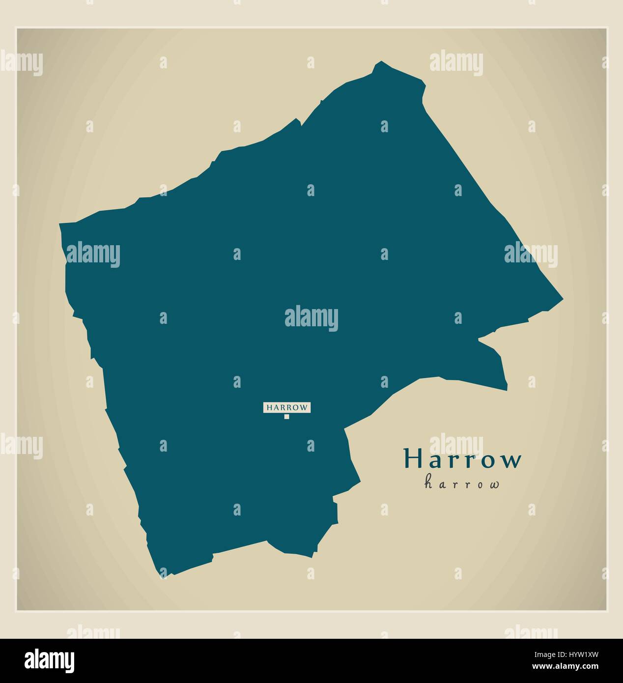 London harrow Stock Vector Images - Alamy