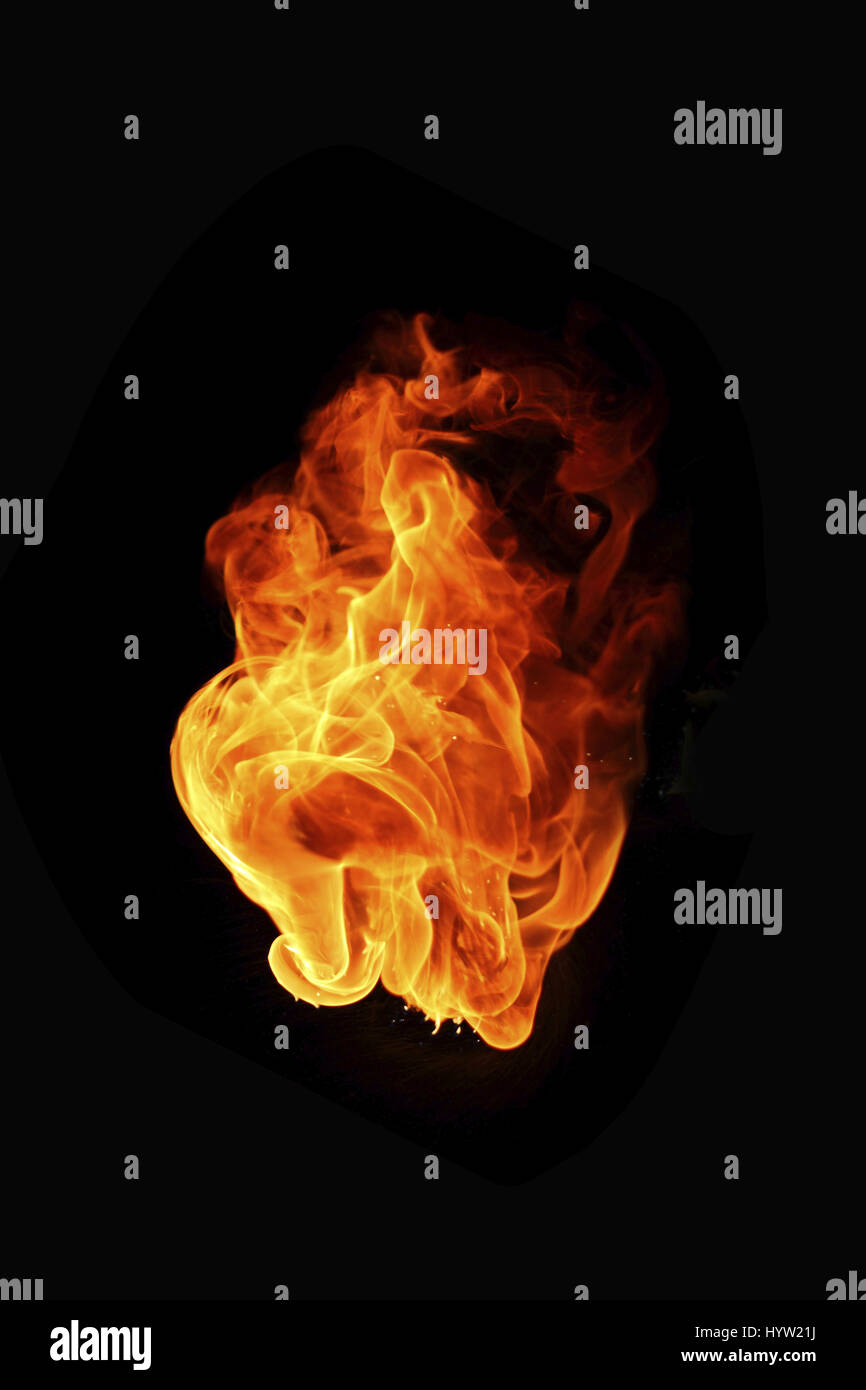 Blaze of Fire Stock Photo - Alamy