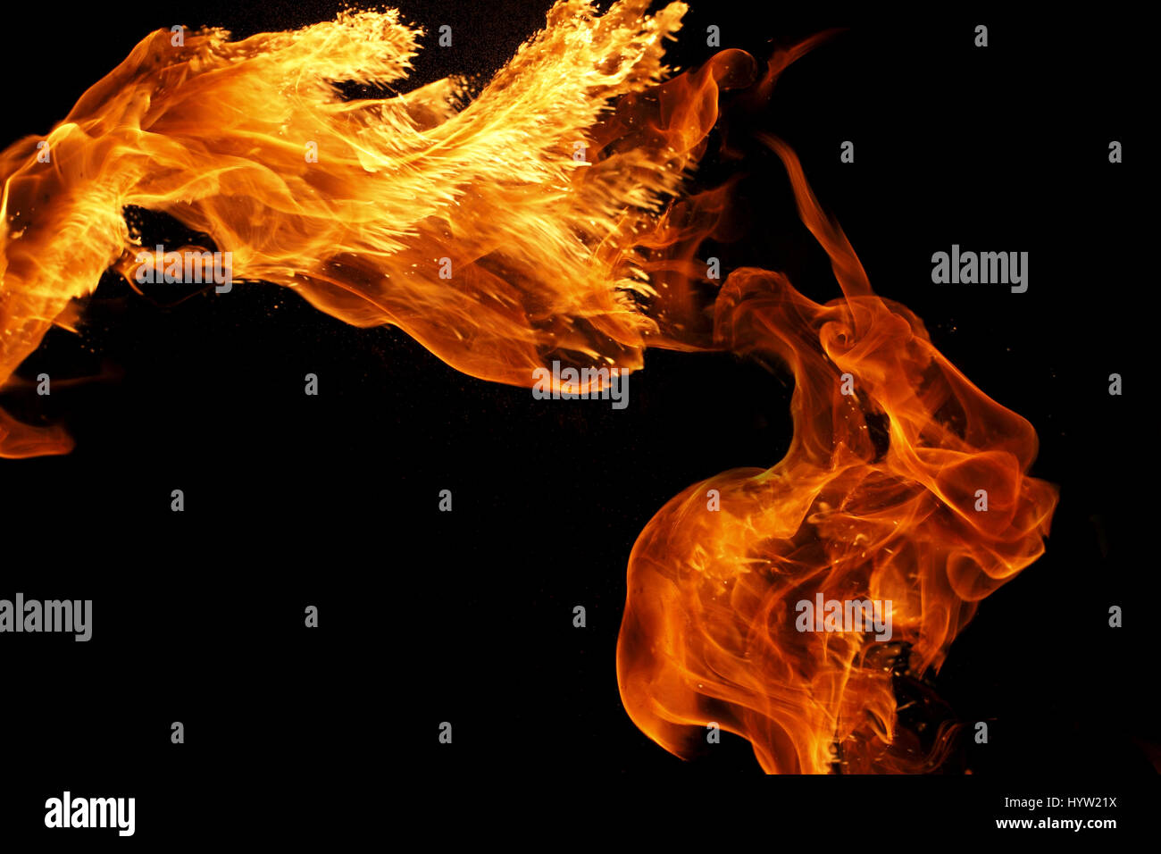 Blaze of Fire Stock Photo - Alamy