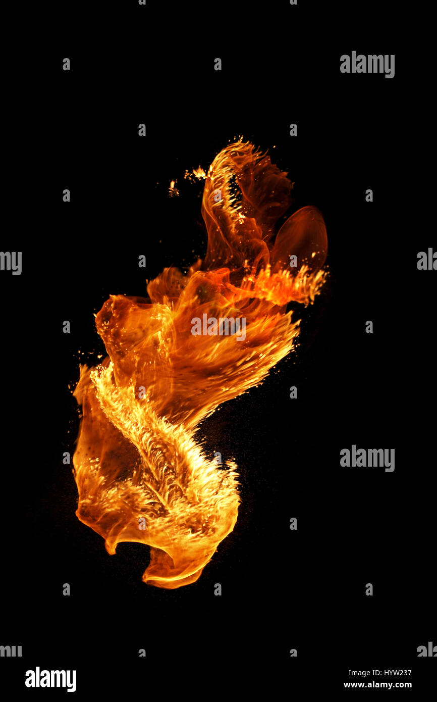 Blaze of Fire Stock Photo - Alamy