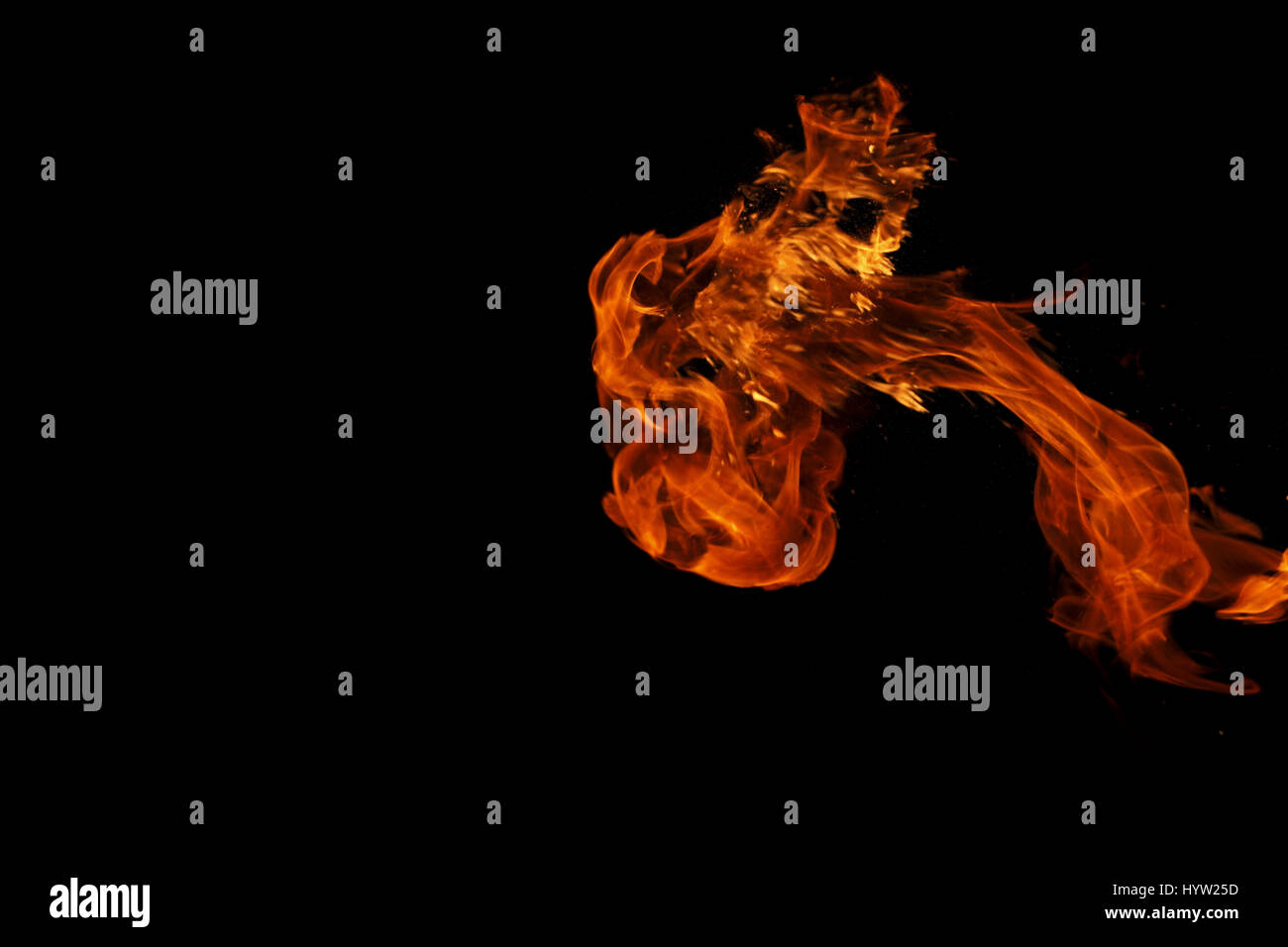 Blaze of Fire Stock Photo - Alamy