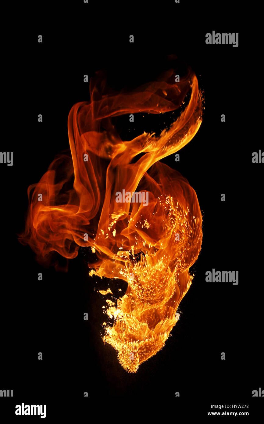 Blaze of Fire Stock Photo - Alamy