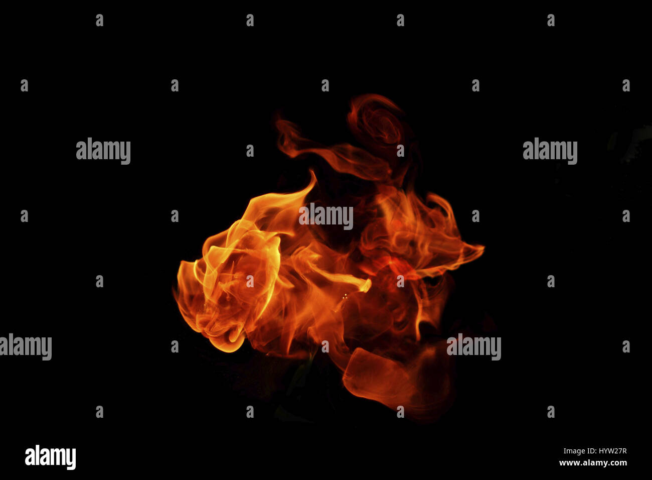 Blaze of Fire Stock Photo - Alamy