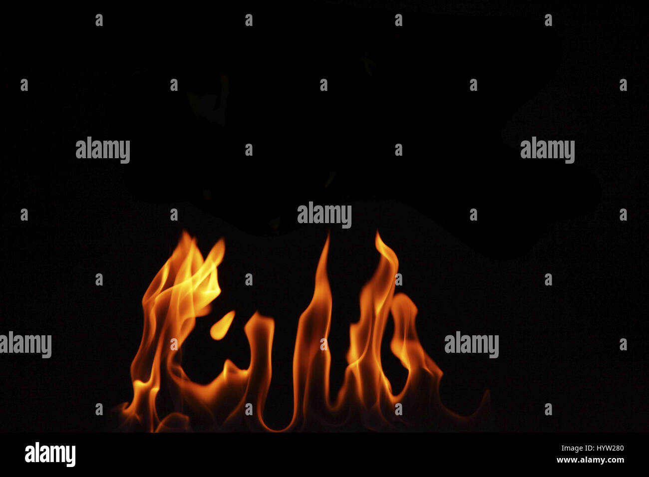 Blaze of Fire Stock Photo - Alamy