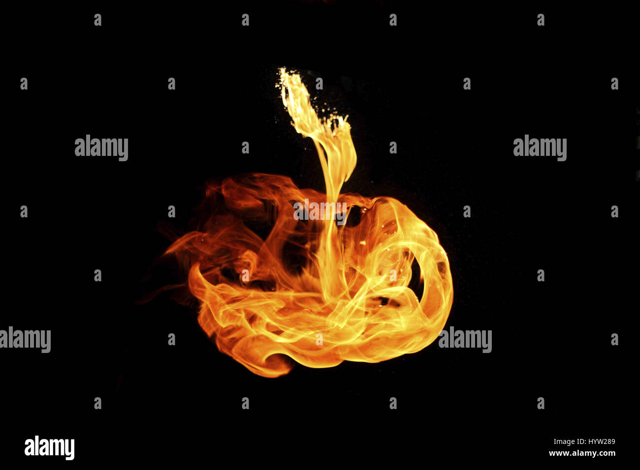 Blaze of Fire Stock Photo - Alamy