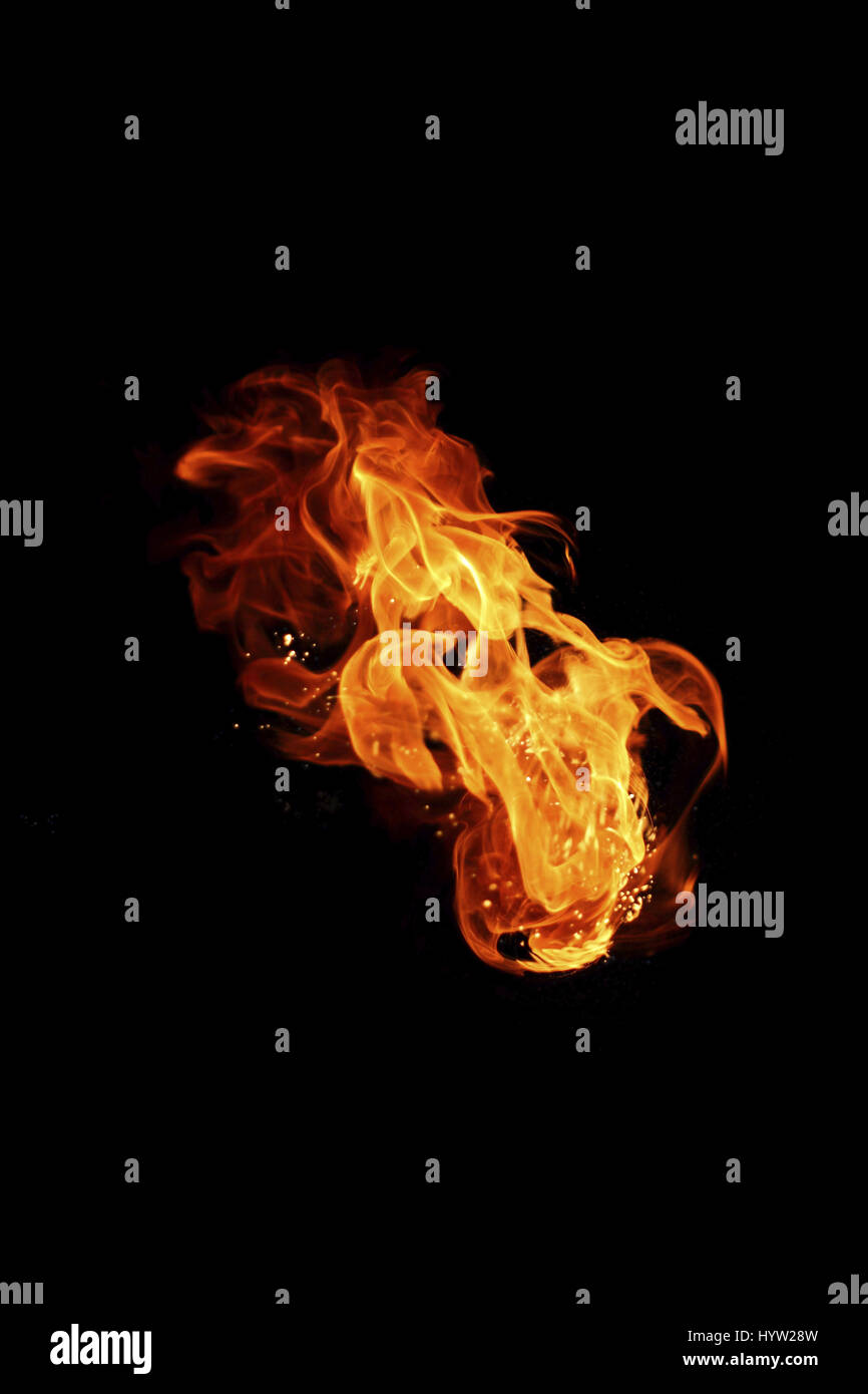 Blaze of Fire Stock Photo - Alamy