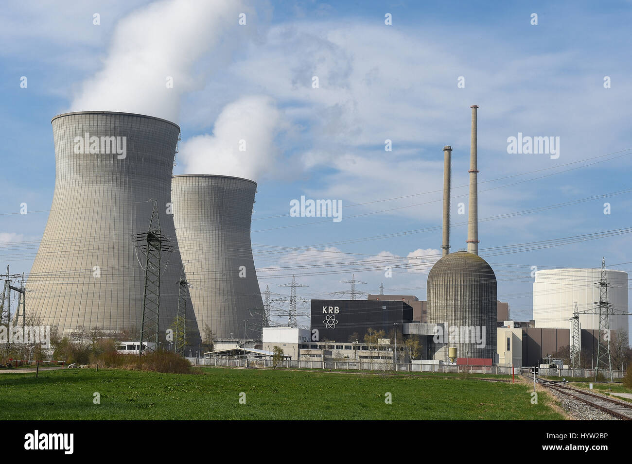 Atomic power plant gundremmingen germany hi-res stock photography and ...