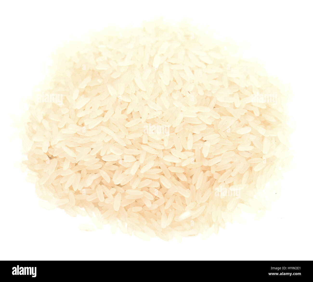 raw rice isolated on white background Stock Photo - Alamy
