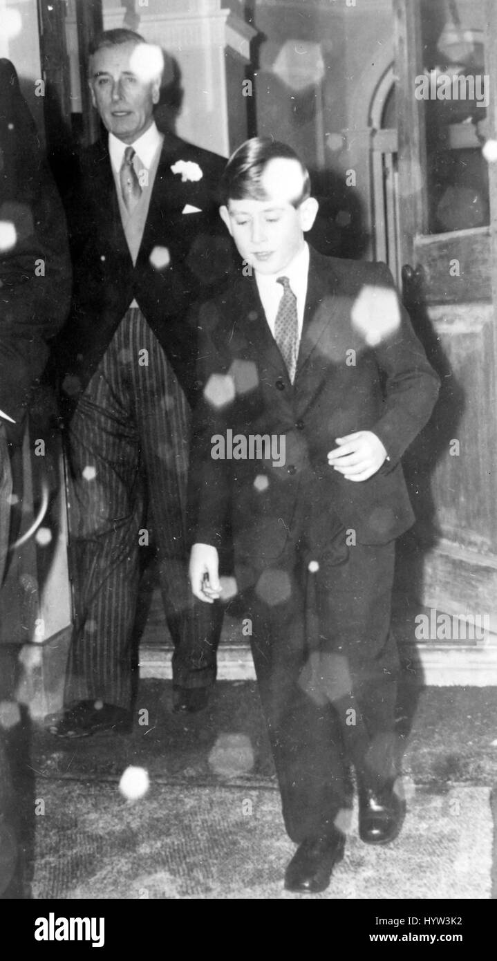 Prince Charles leaves the Mountbatten wedding Stock Photo - Alamy