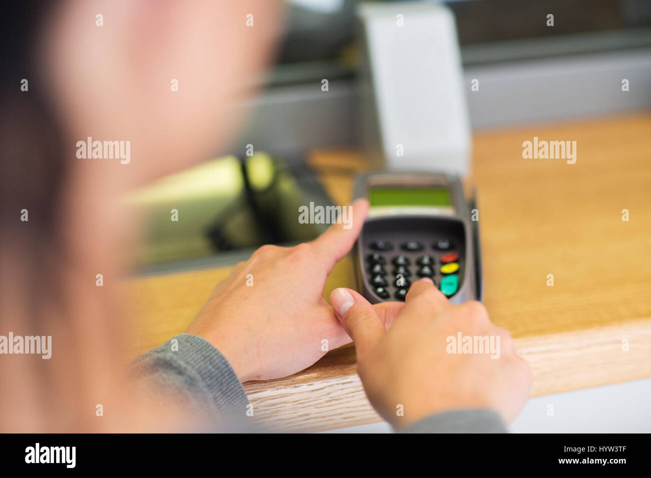 Entering code hi-res stock photography and images - Alamy