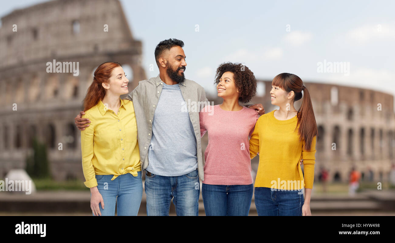 Group of people talking italy hi-res stock photography and images - Alamy