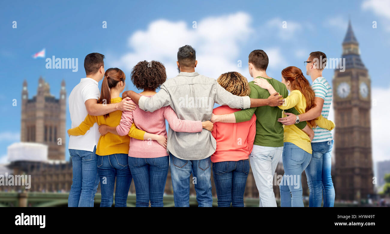 Family group hugging hi-res stock photography and images - Alamy