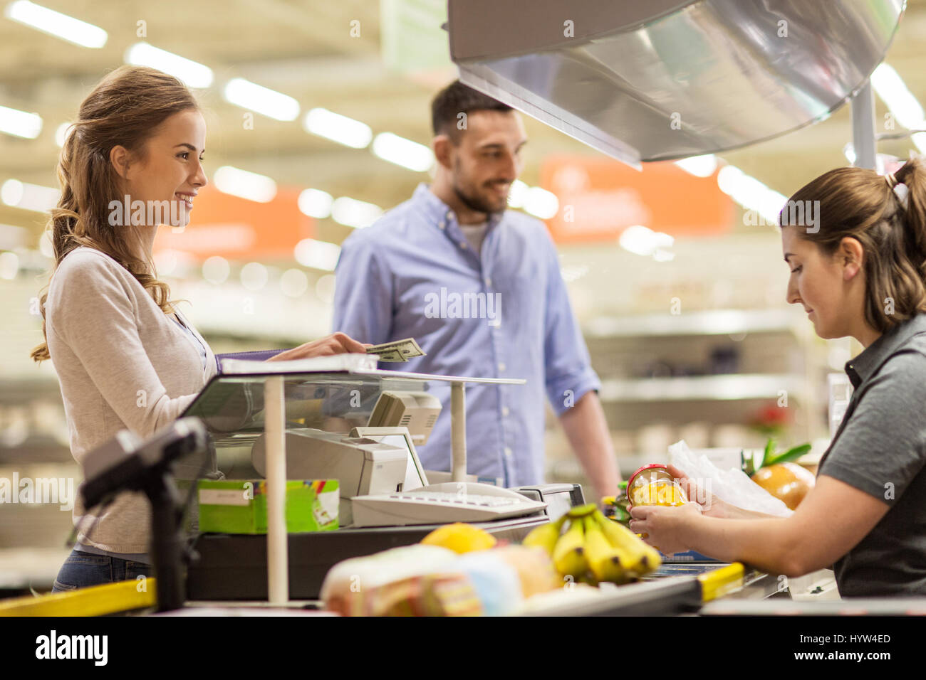 Buying Groceries Register