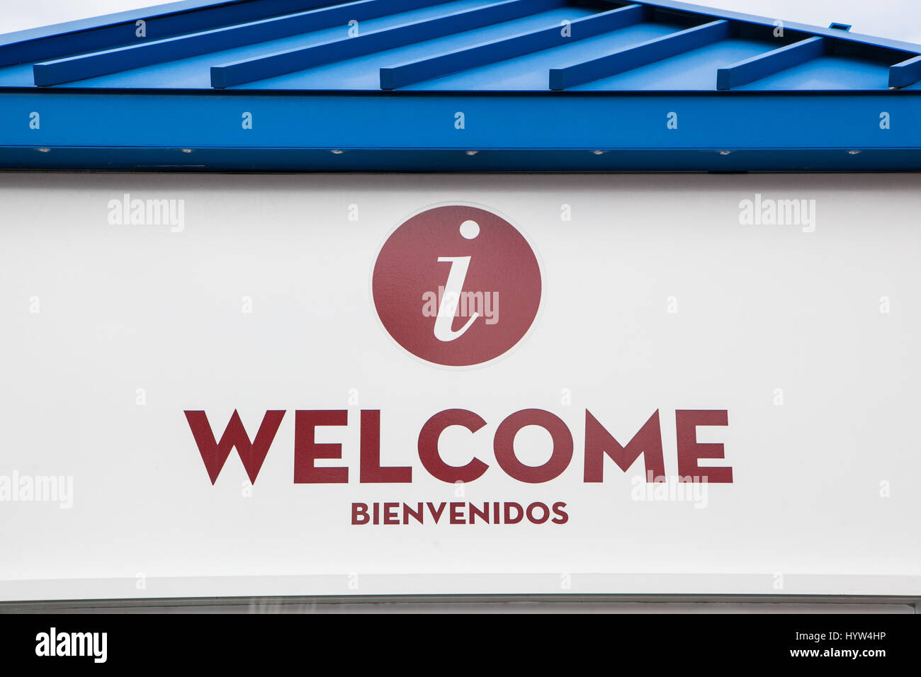 Welcome booth hi-res stock photography and images - Alamy