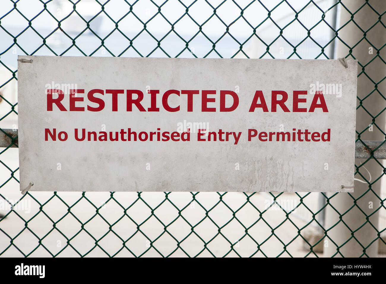 Unauthorized entry prohibited hi-res stock photography and images - Alamy