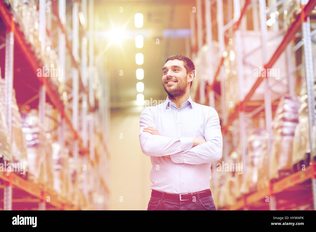 Portrait happy male stock hi-res stock photography and images - Alamy