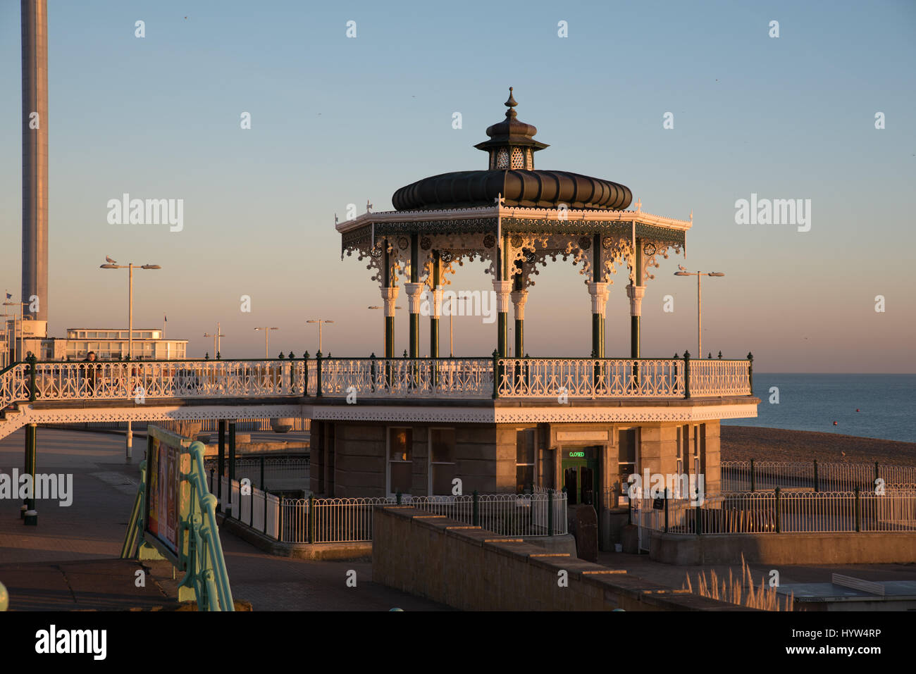 Brighton seafront construction hi-res stock photography and images - Alamy