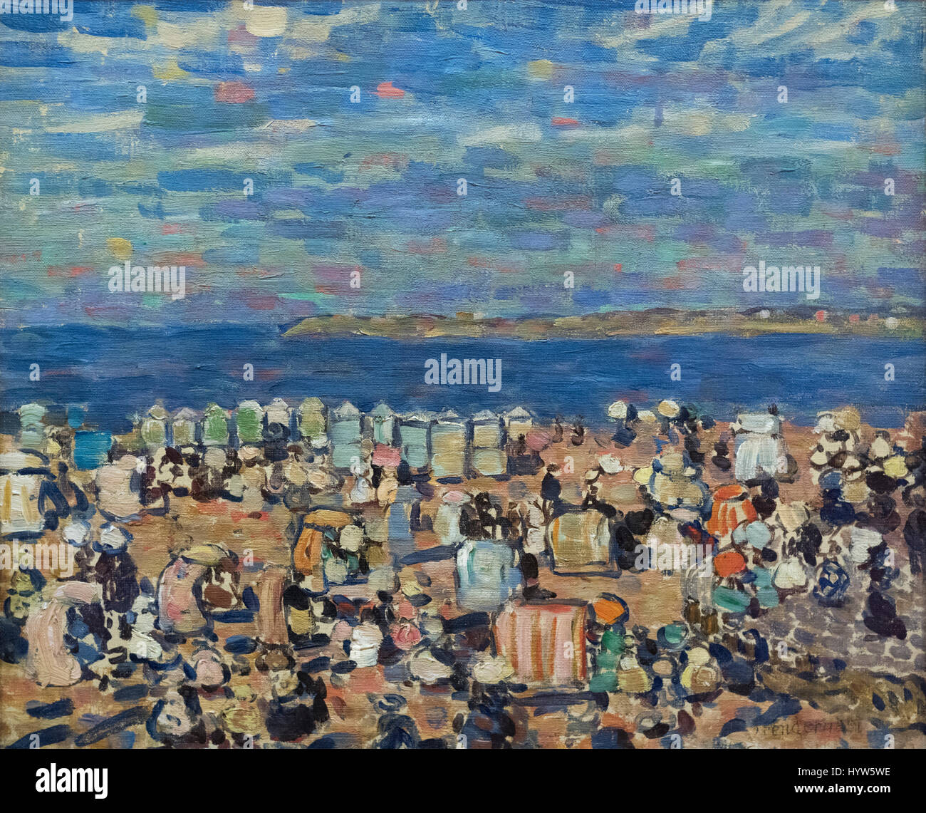 Impressionist painting beach hi-res stock photography and images - Alamy