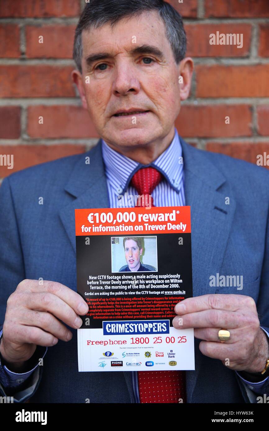 Michael Deely, father of Trevor Deely, at a leaflet drop on Haddington ...