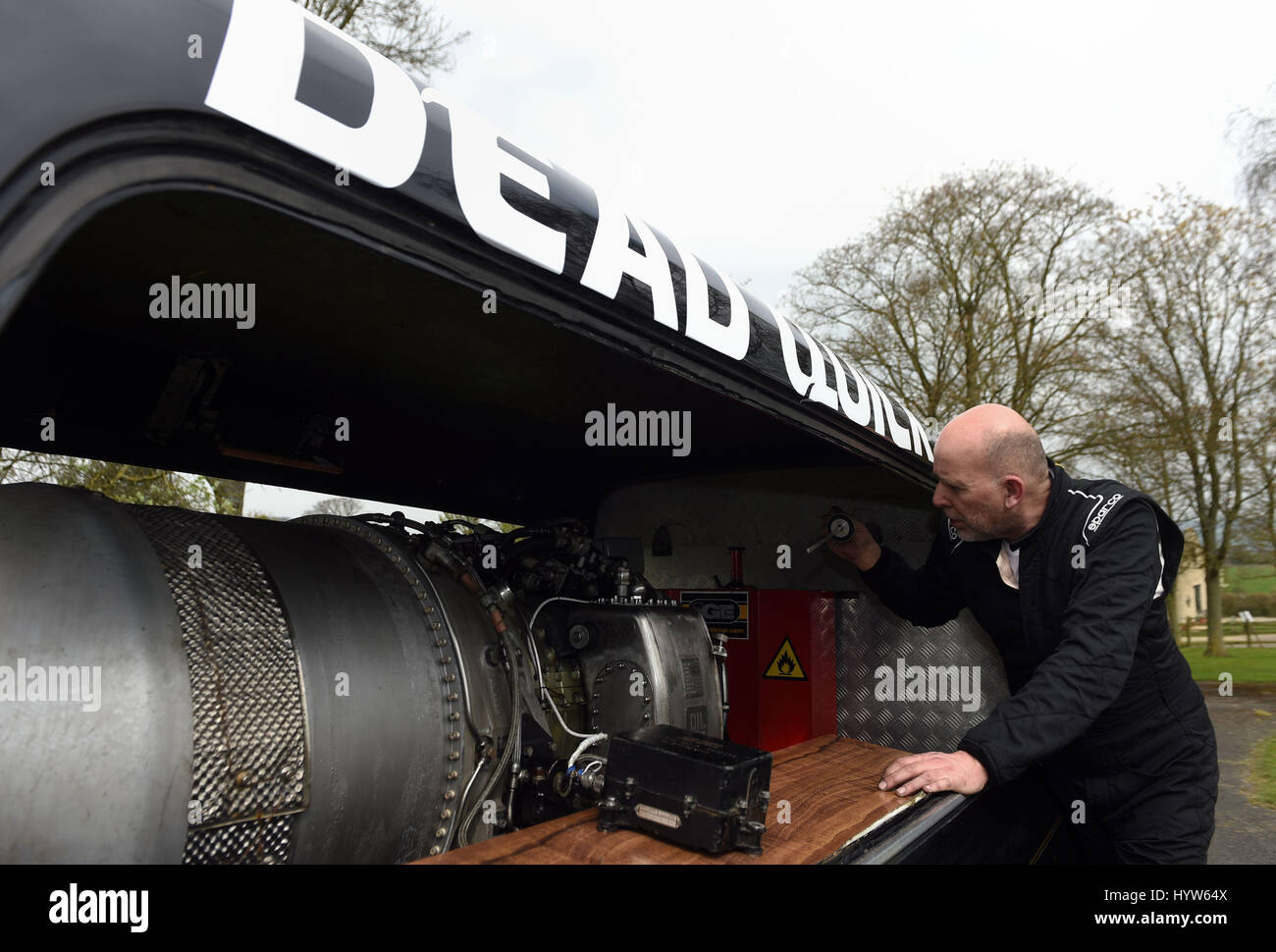 Matt McKeown with his converted 1992 Ford Cardinal hearse 'Dead Quick ...