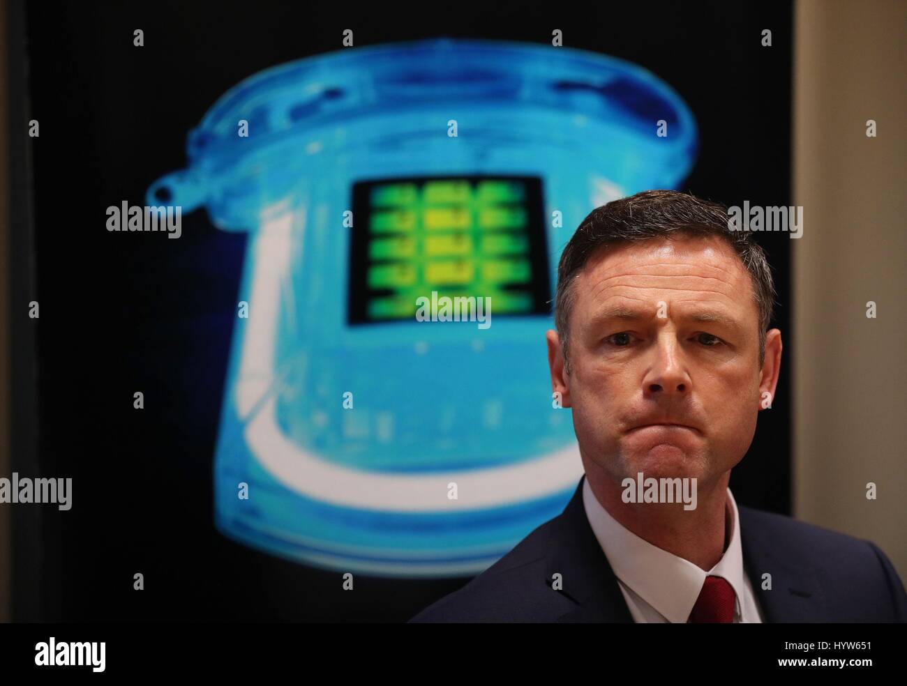 Detective Inspector Paul Costello at a press conference where an appeal ...