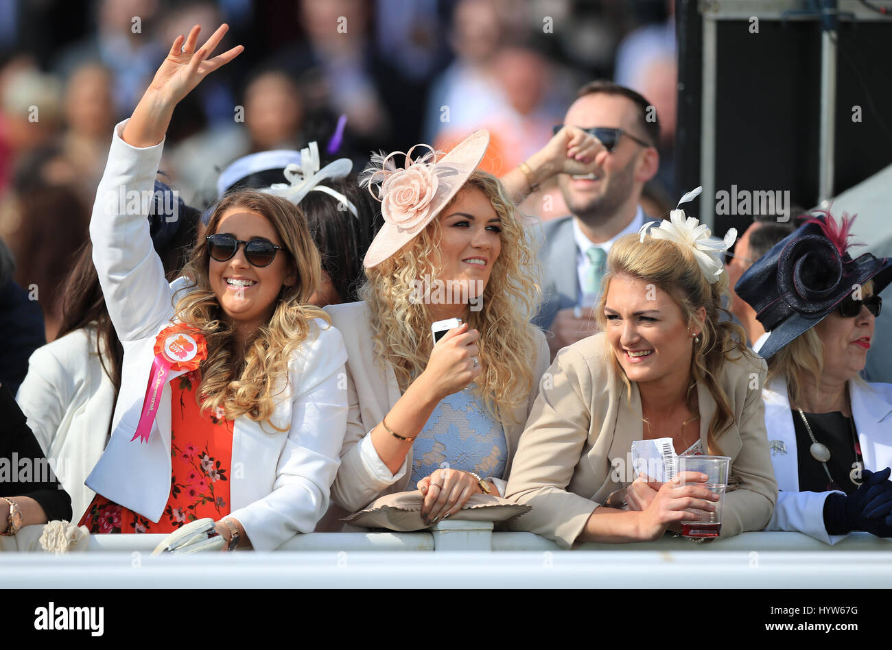 Racegoers on Ladies Day of the Randox Health Grand National Festival at ...