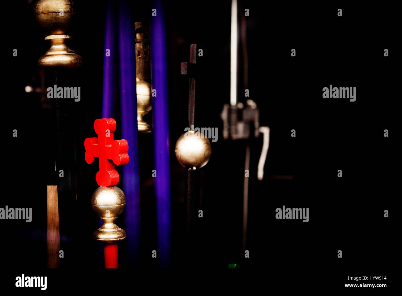 Typical objects of the catholic holy week Stock Photo - Alamy