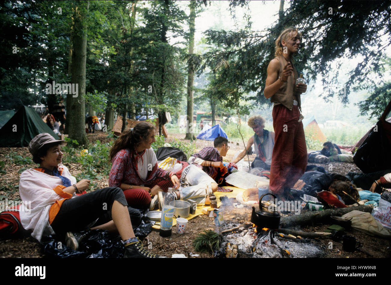 New age travellers hi-res stock photography and images - Alamy