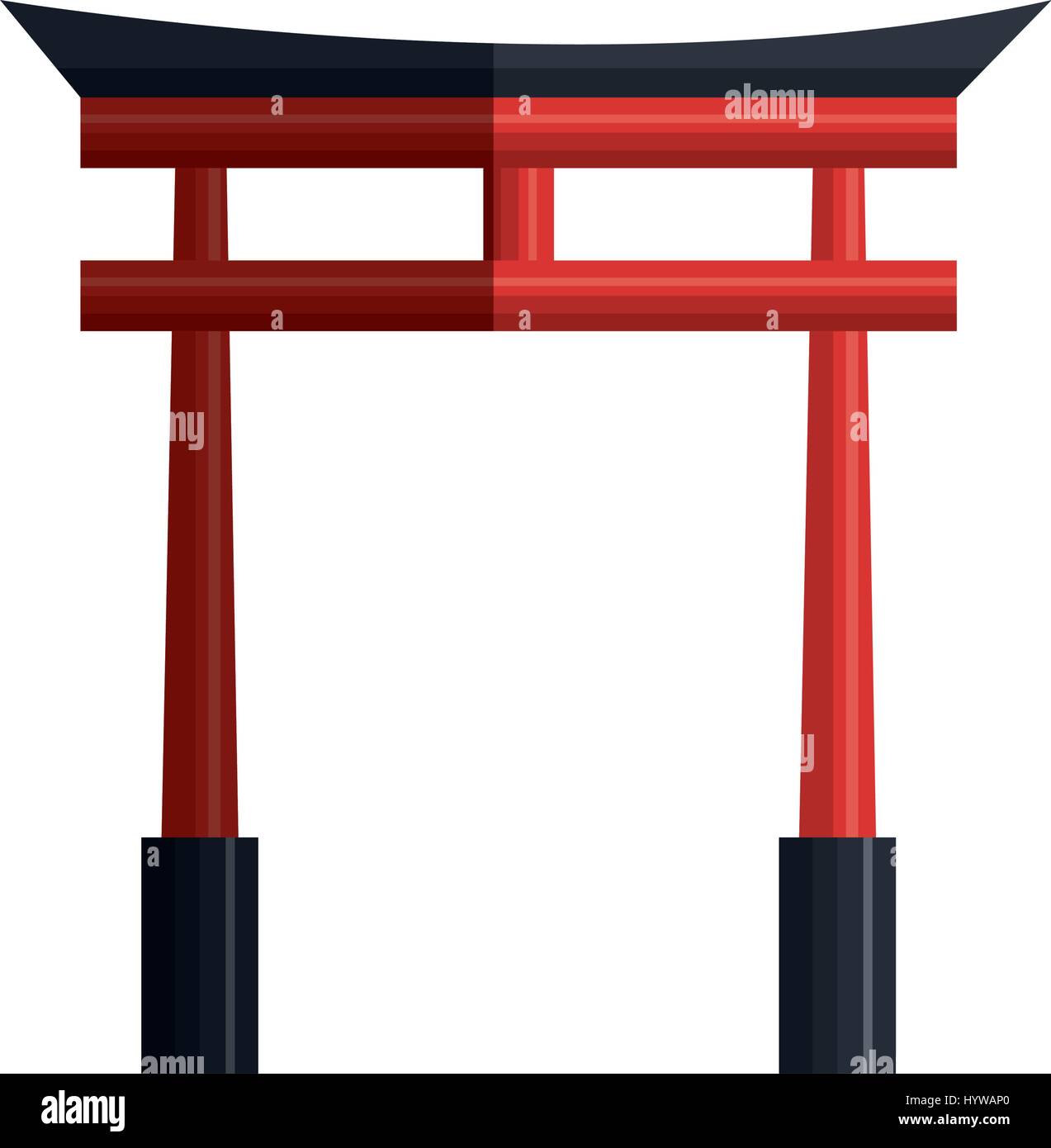 portal japanese culture icon vector illustration design Stock Vector ...