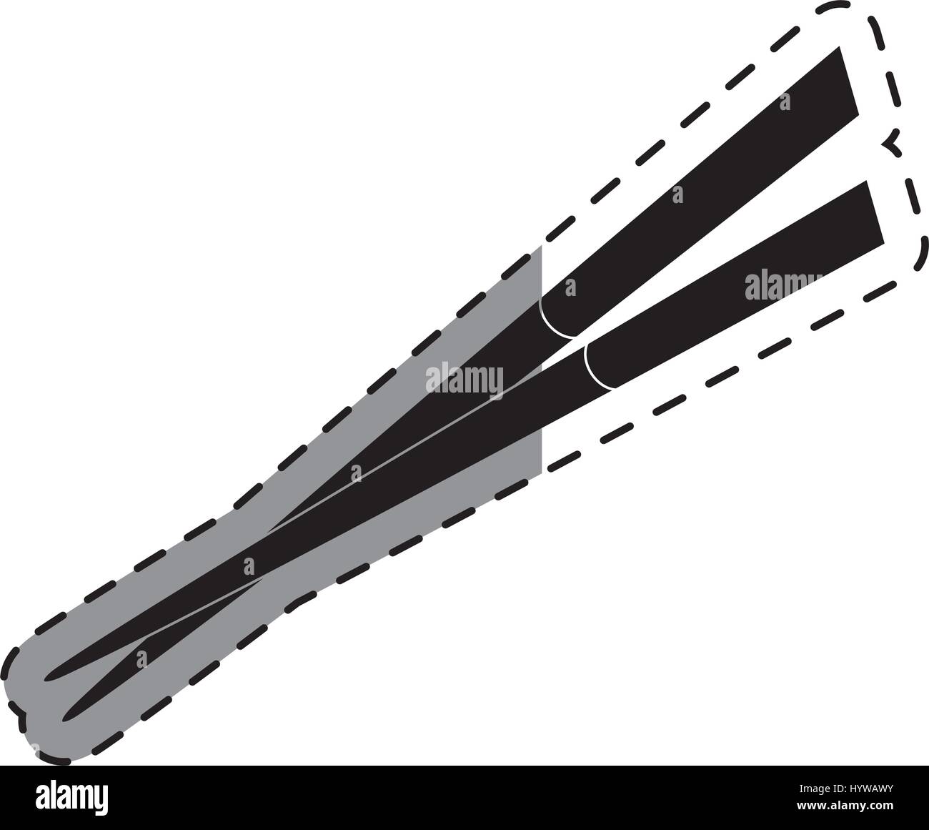 chopstick japanese cutlery icon vector illustration design Stock Vector ...