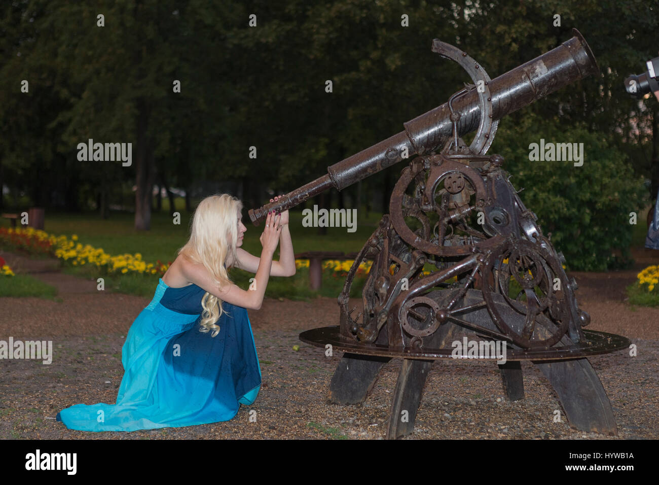 Sculptures of the zodiac signs., Moscow, Russia Stock Photo - Alamy